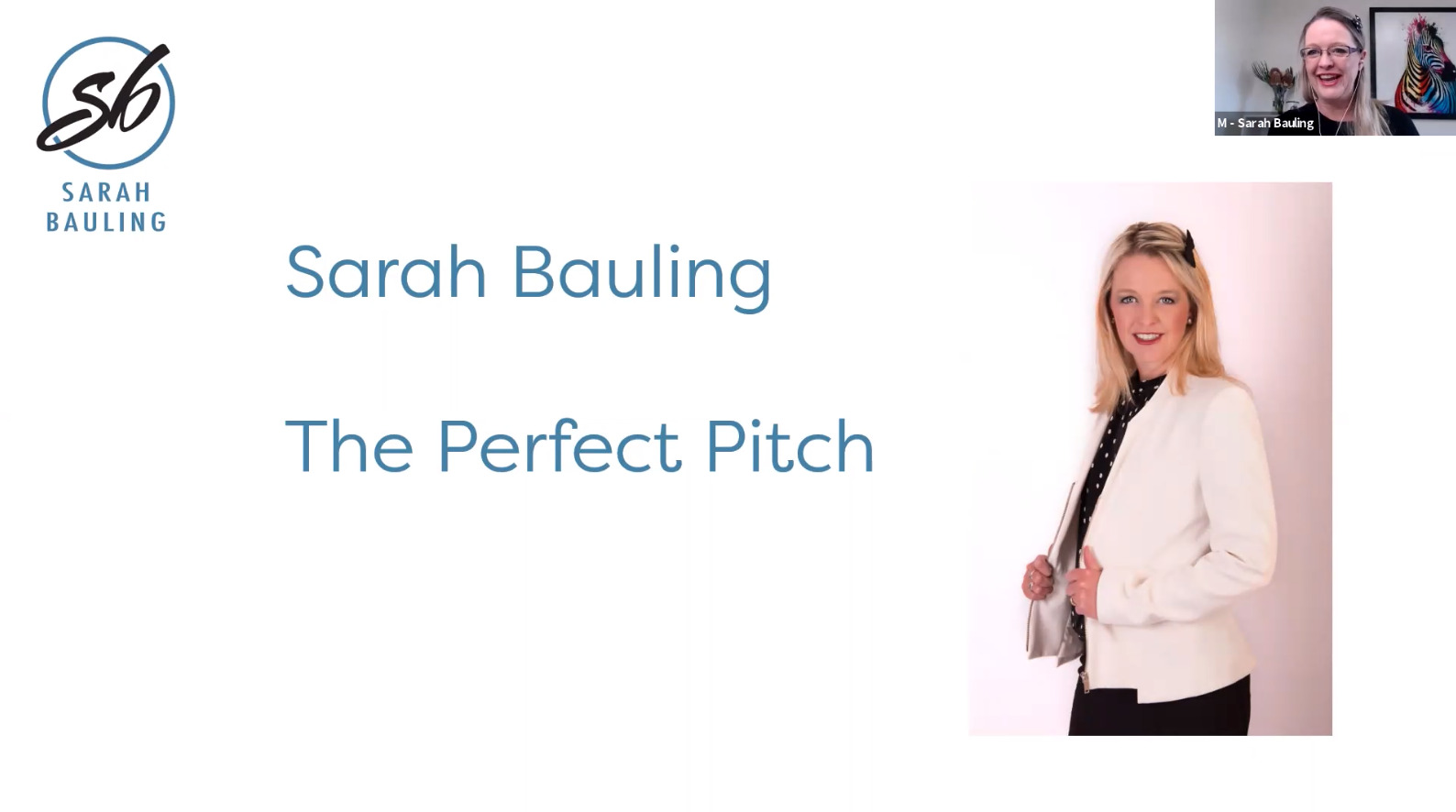 The Power Packed Perfect Pitch with Sarah Bauling from Perfect Pitch ...